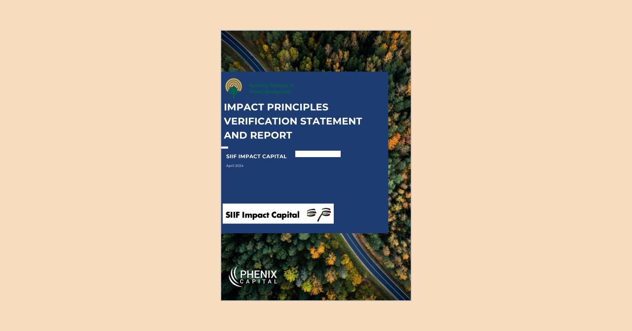 IMPACT PRINCIPLES VERIFICATION STATEMENT AND REPORT – SIIF | 一般財団法人 社会 ...